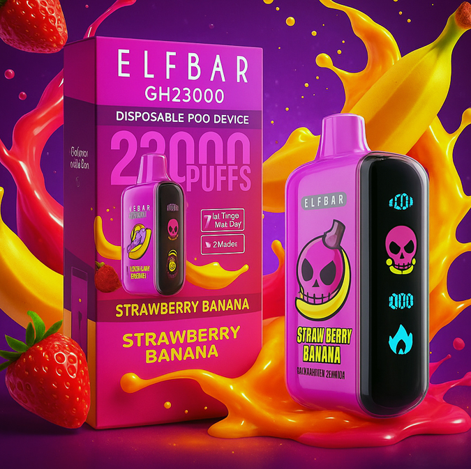 ELF Bar GH23K Disposable Vape - Strawberry Banana